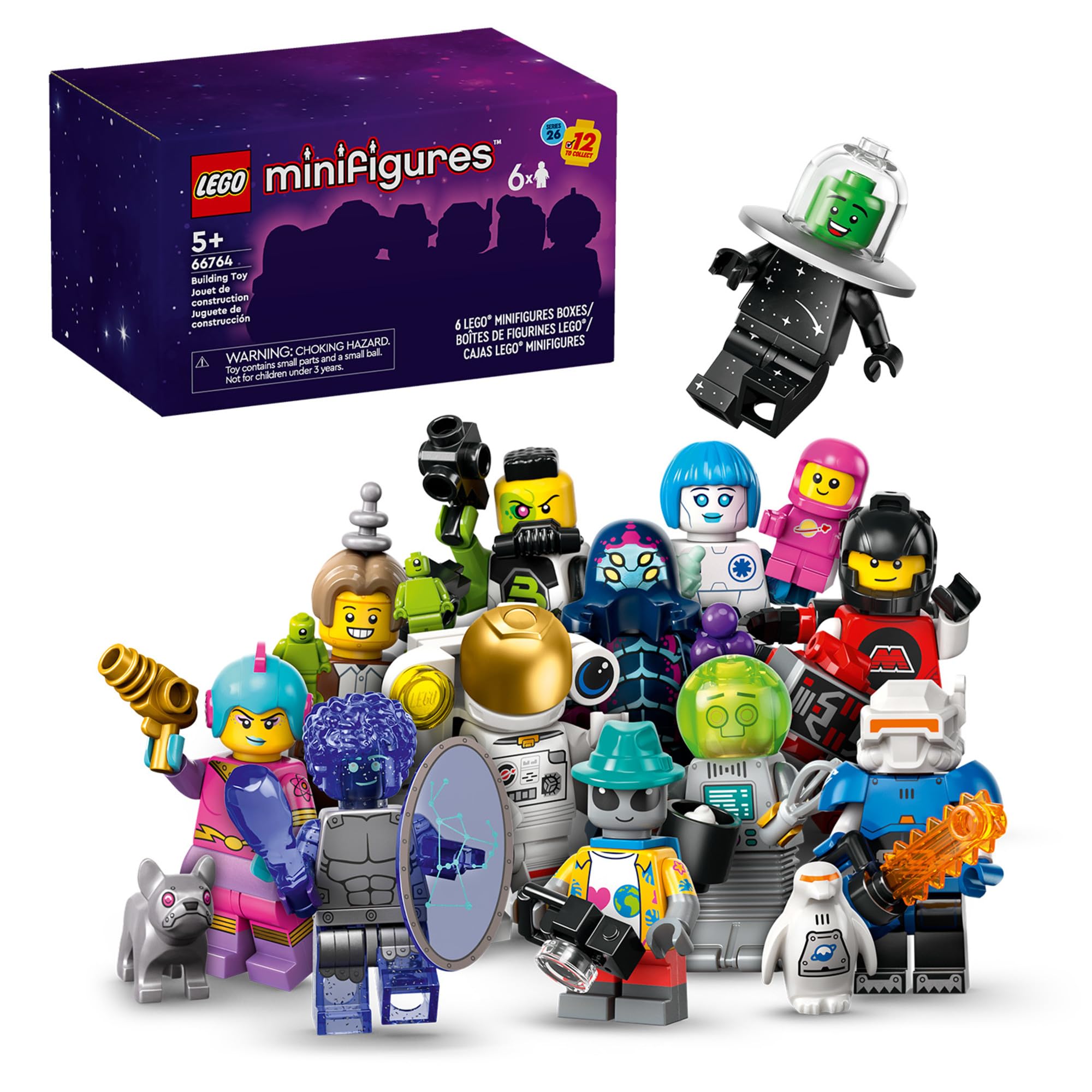 Mua LEGO Minifigures Series 26 Space 6 Pack, Multi Pack of Collectible ...