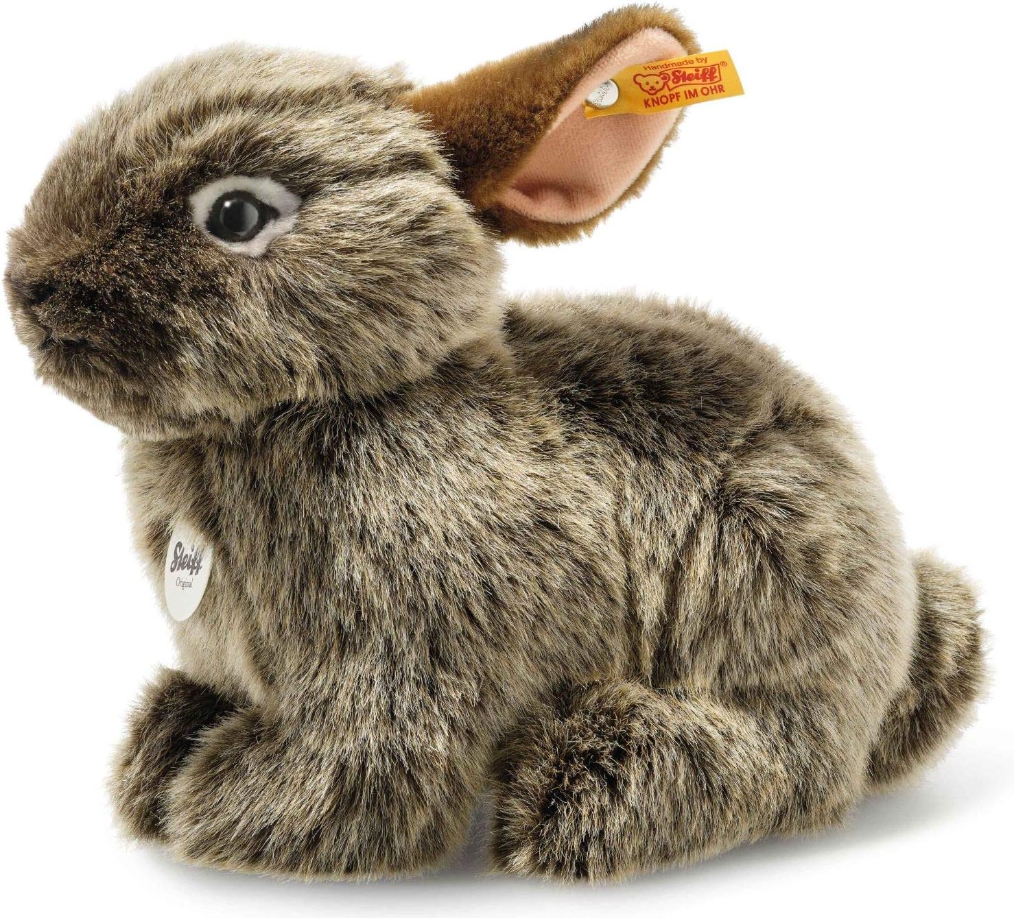 Steiff 'Vula' Volcano Rabbit - soft toy, baby safe & washable - 024368 ...