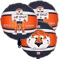 Amazon.com: Havercamp Auburn Balloons Featuring Aubie 3 Pack 18in Mylar ...