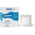 Amazon.com: Excel SAP 4"x4" Silicone Bordered Superabsorbent Dressing ...