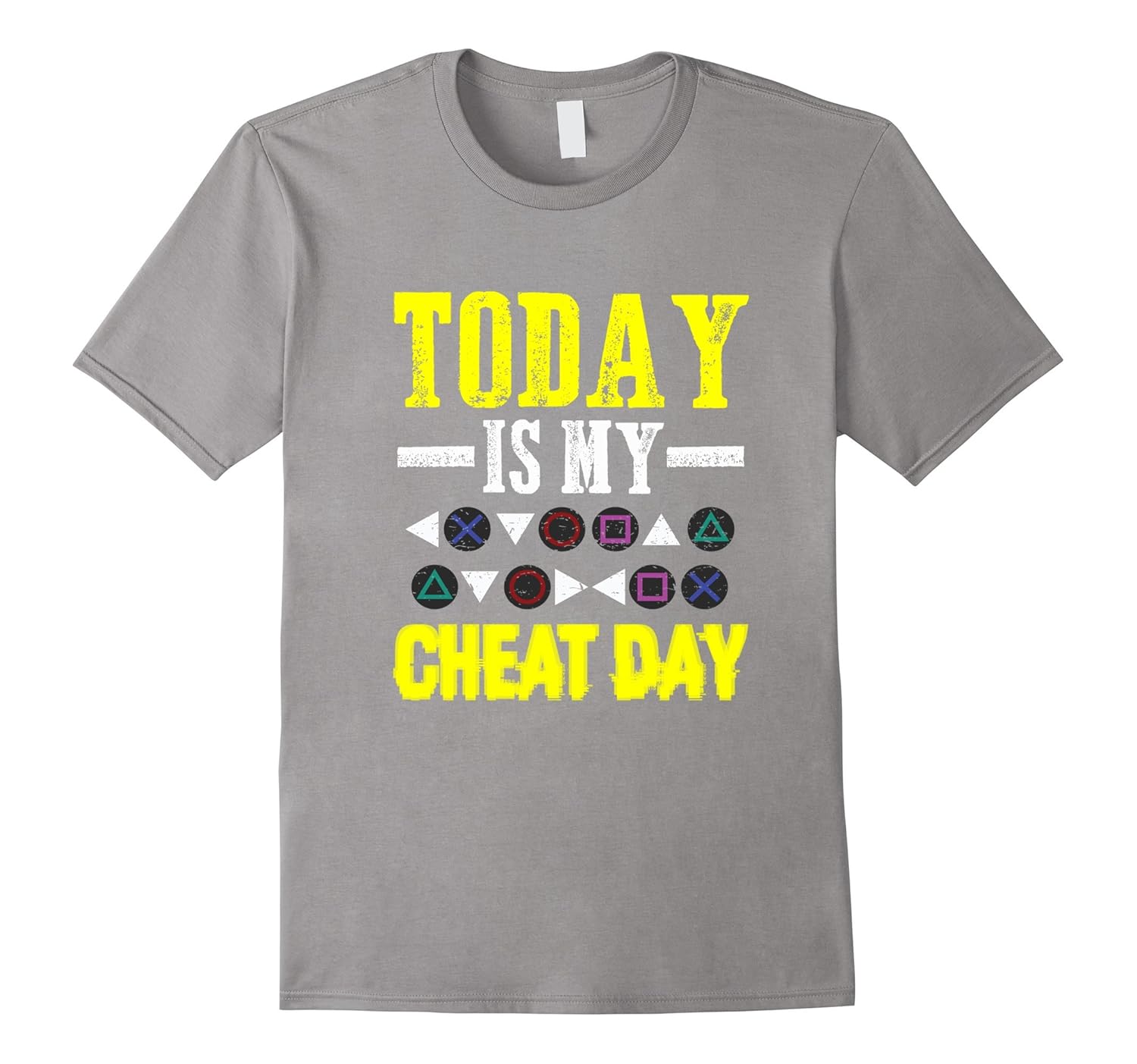 FUNNY TODAY IS MY CHEAT DAY T-SHIRT Food Gamer Geek Workout-CL – Colamaga