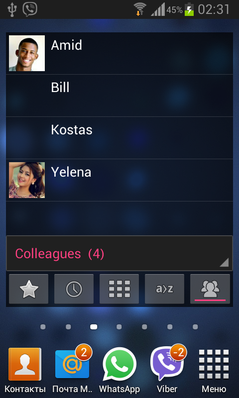 Contacts widget with dialer:Amazon.com:Appstore for Android