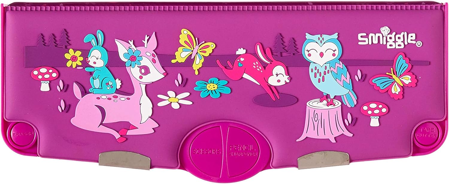 Smiggle scented party pop out pencil case Purple: Amazon.co.uk: Luggage