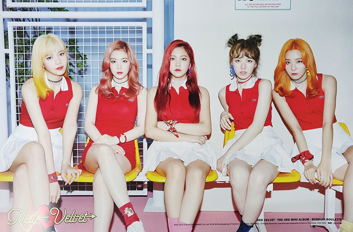 Mua RED VELVET - Russian Roulette (3rd Mini Album) Official Poster with ...