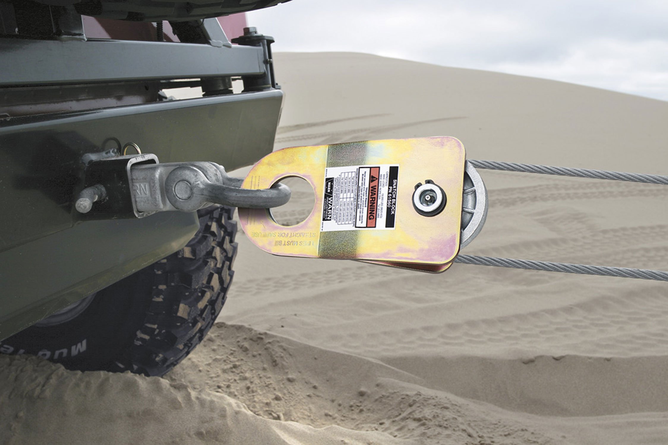 WARN 61560 Snatch Block – 19,000 Pound Capacity