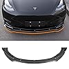 Bomely Front Bumper Lip Compatible with Tesla Model Y Front Bumper Kit ...
