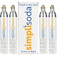 Amazon.com: Simpli Soda 60L CO2 Canister Cylinders - Compatible w ...