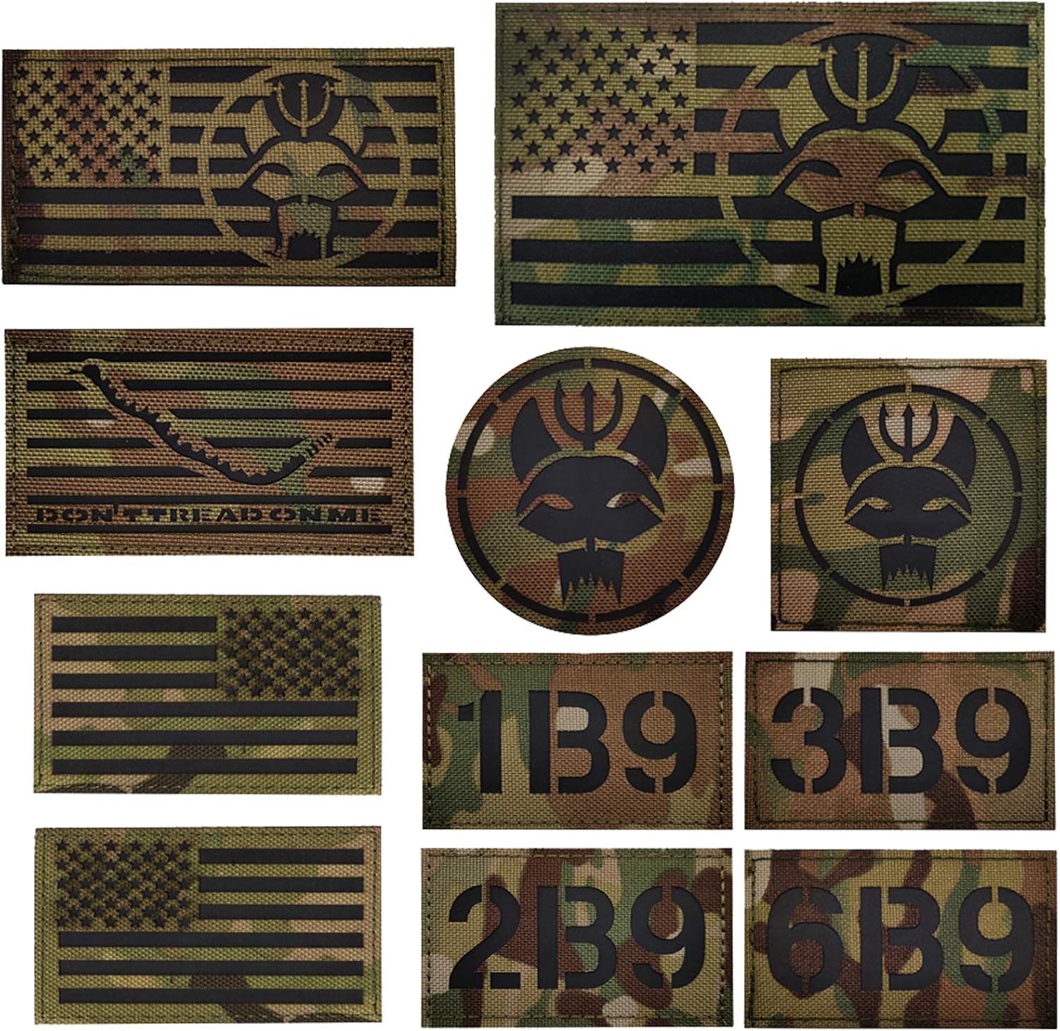 Amazon.com: Seal Team DEVGRU Trident Cat Head IR Infrared Reflective ...