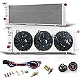 Amazon.com: OzCoolingParts 3 Row Core Aluminum AE1193 Radiator + 3 x 9" Fan w/Shroud for 1991 ...