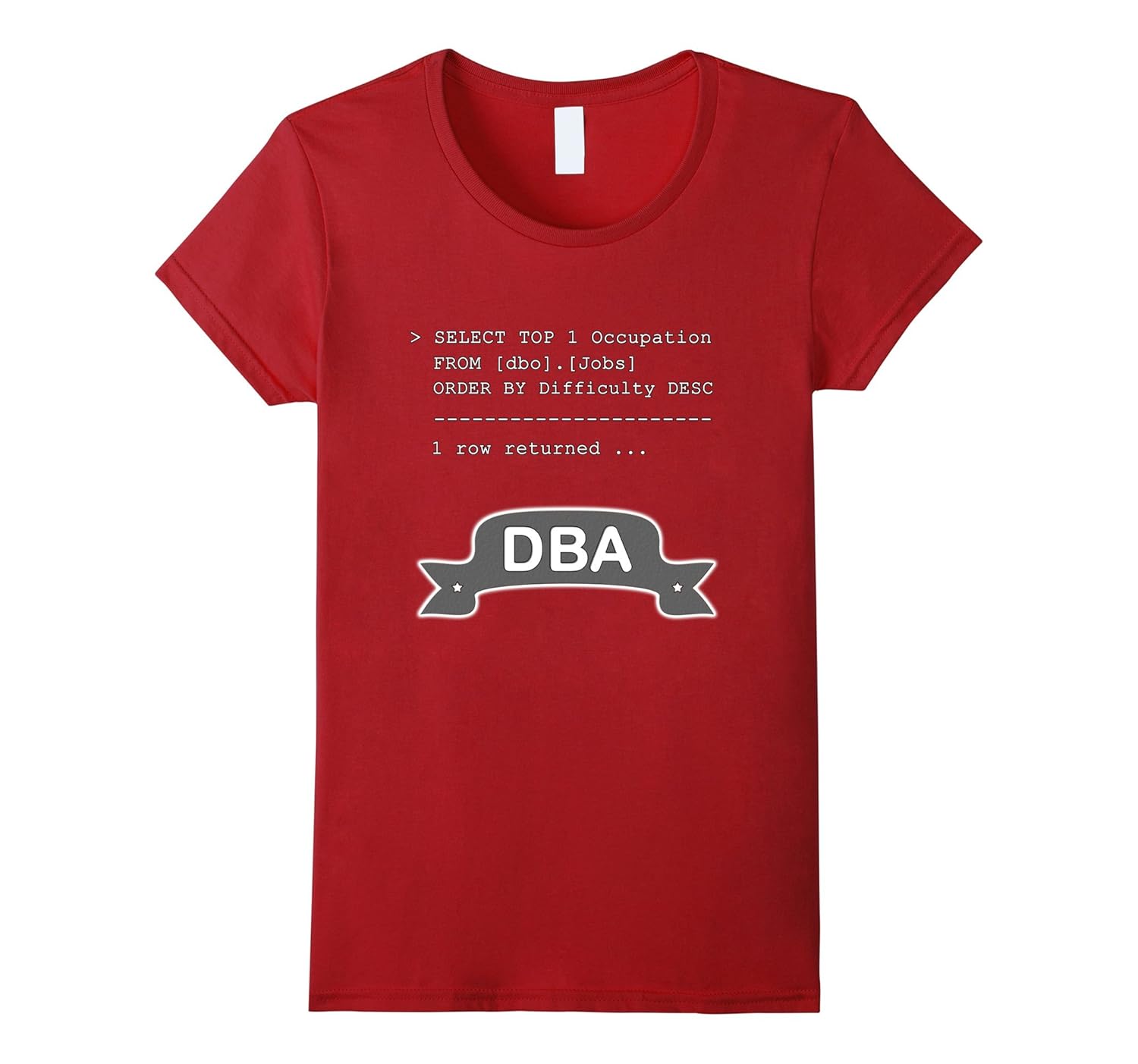 Database Administrator DBA SQL Funny T Shirt-4LVS
