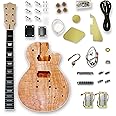 Amazon.com: BexGears DIY Electric Guitar Kits Okoume wood Body curved ...