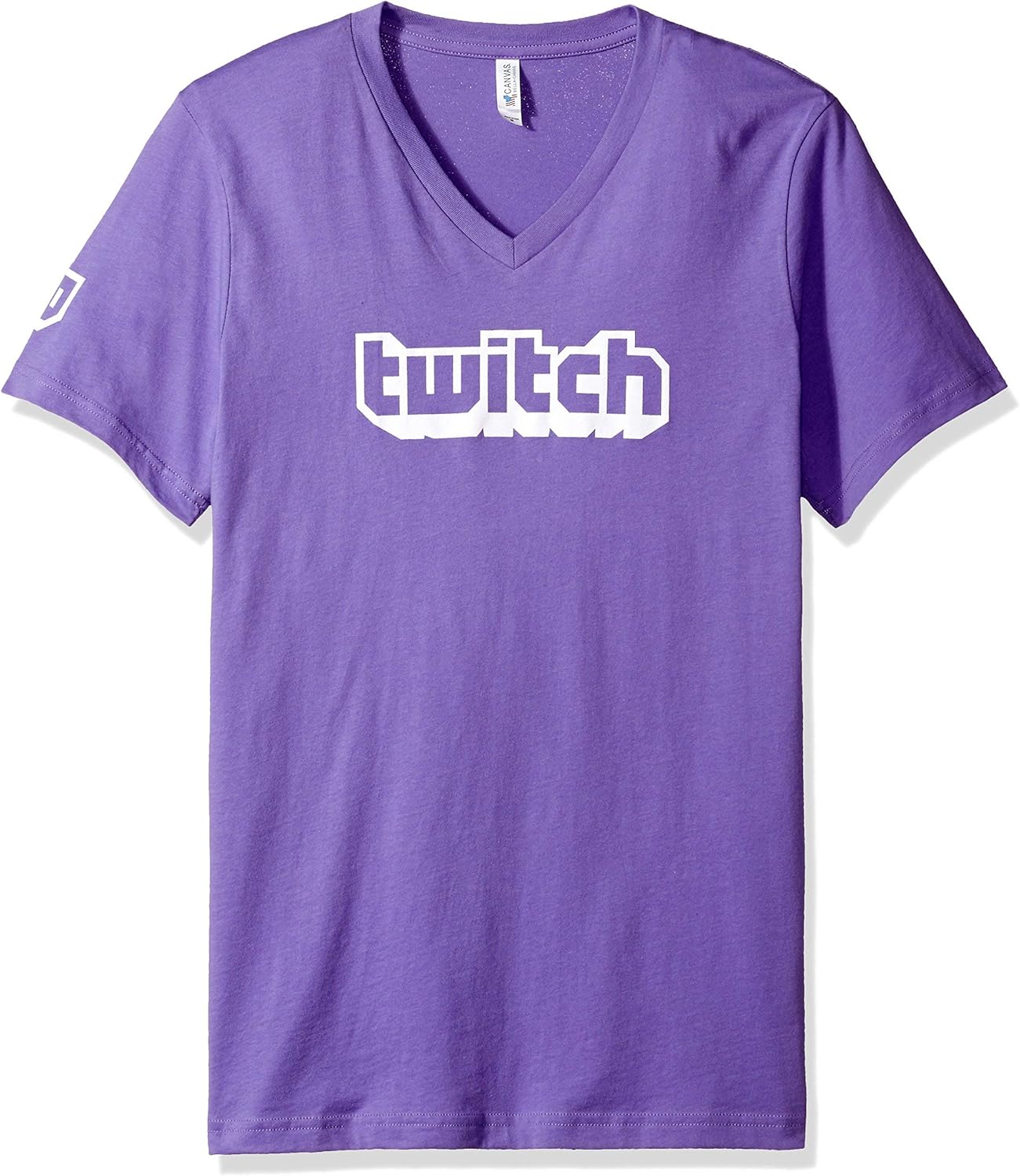 Twitch Logo Men's V-Neck Tee: Amazon.co.uk: Clothing