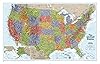 National Geographic United States Wall Map - Explorer - Laminated (32 x ...