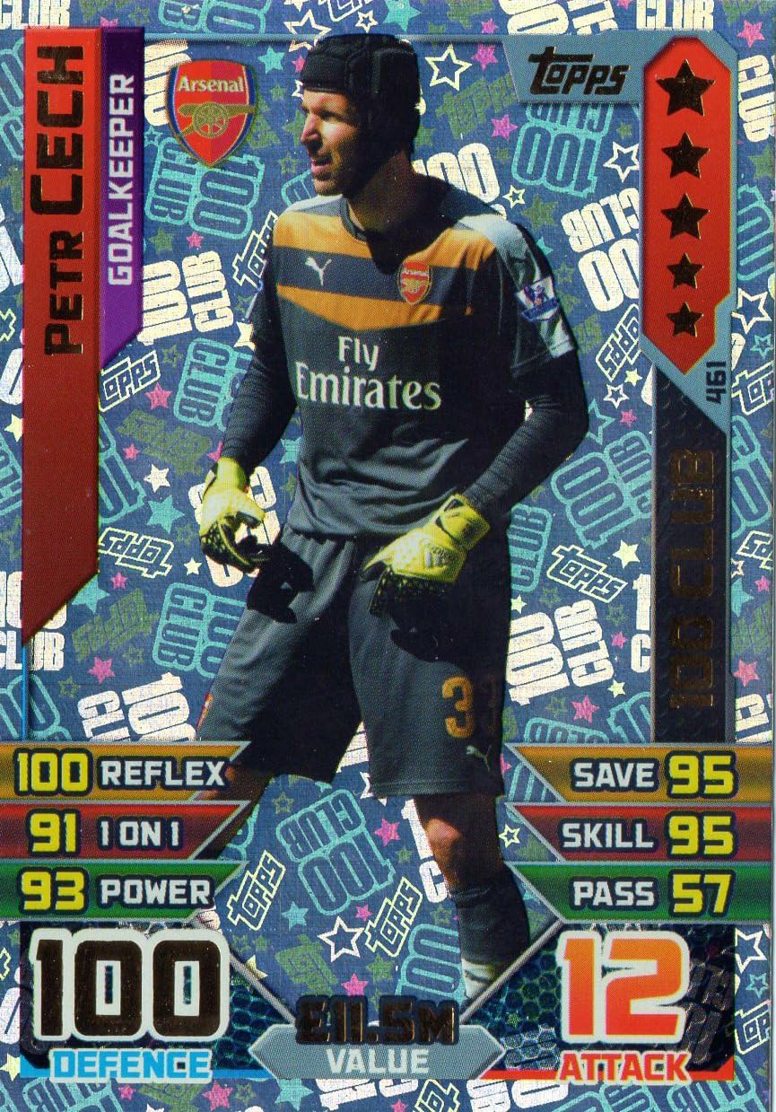 Match Attax 2015 2016 Petr Cech Arsenal Club 100 card: Amazon.co.uk ...