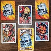 Amazon.com: Bicycle Yellow Club Tattoo Playing Cards: Toys & Games