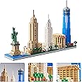 Amazon.com: KLMEi City Architecture New York Micro Mini Blocks Skylines Collection Building Set ...