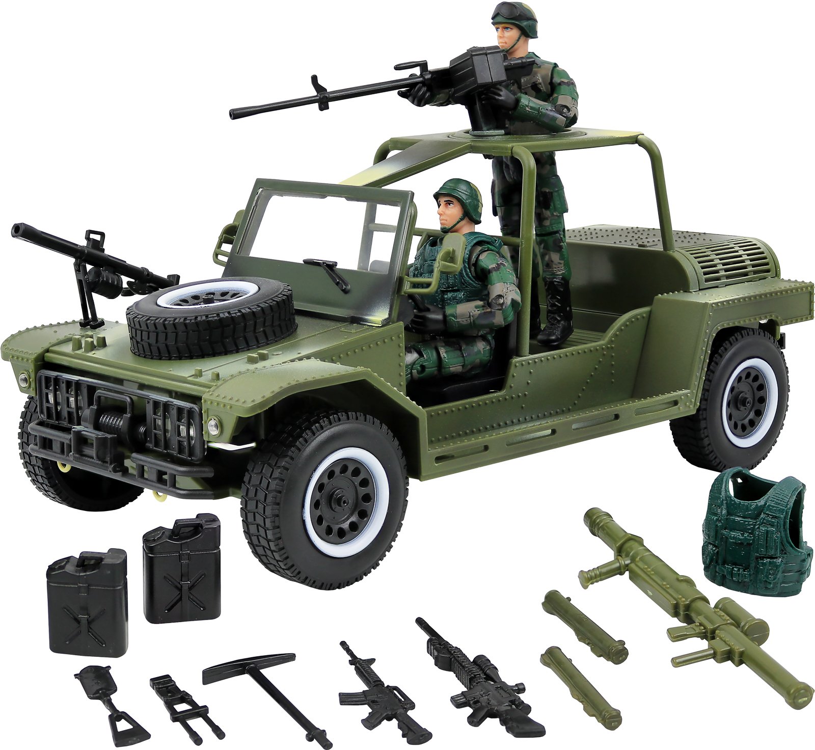 Mua Click N' Play Military Fast Attack Assault Vehicle 17 Piece Play ...