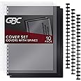 GBC Pre-Punched Binding Covers, 8-1/2 by 11-Inch, 10 Clear Front Covers ...