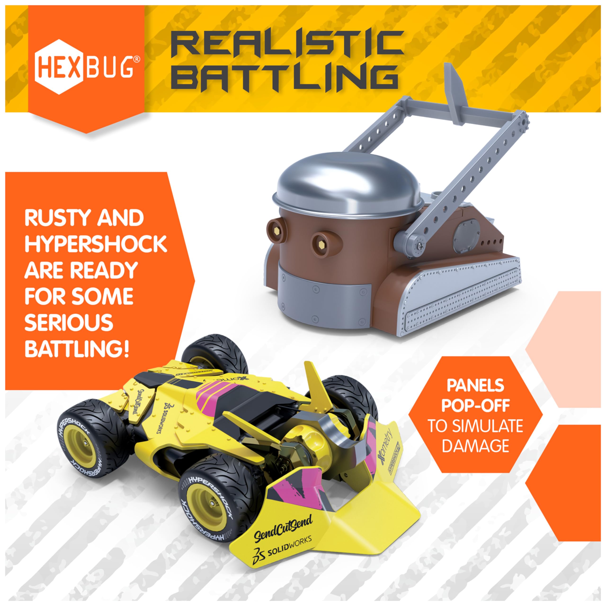 Mua BattleBots Rivals 6.0 Rusty and Hypershock, Remote Control Robot ...
