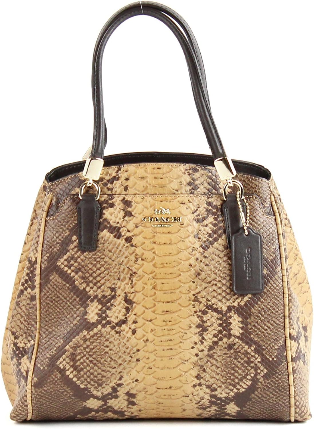Coach Minetta Snakeskin Crossbody - Natural: Handbags: Amazon.com