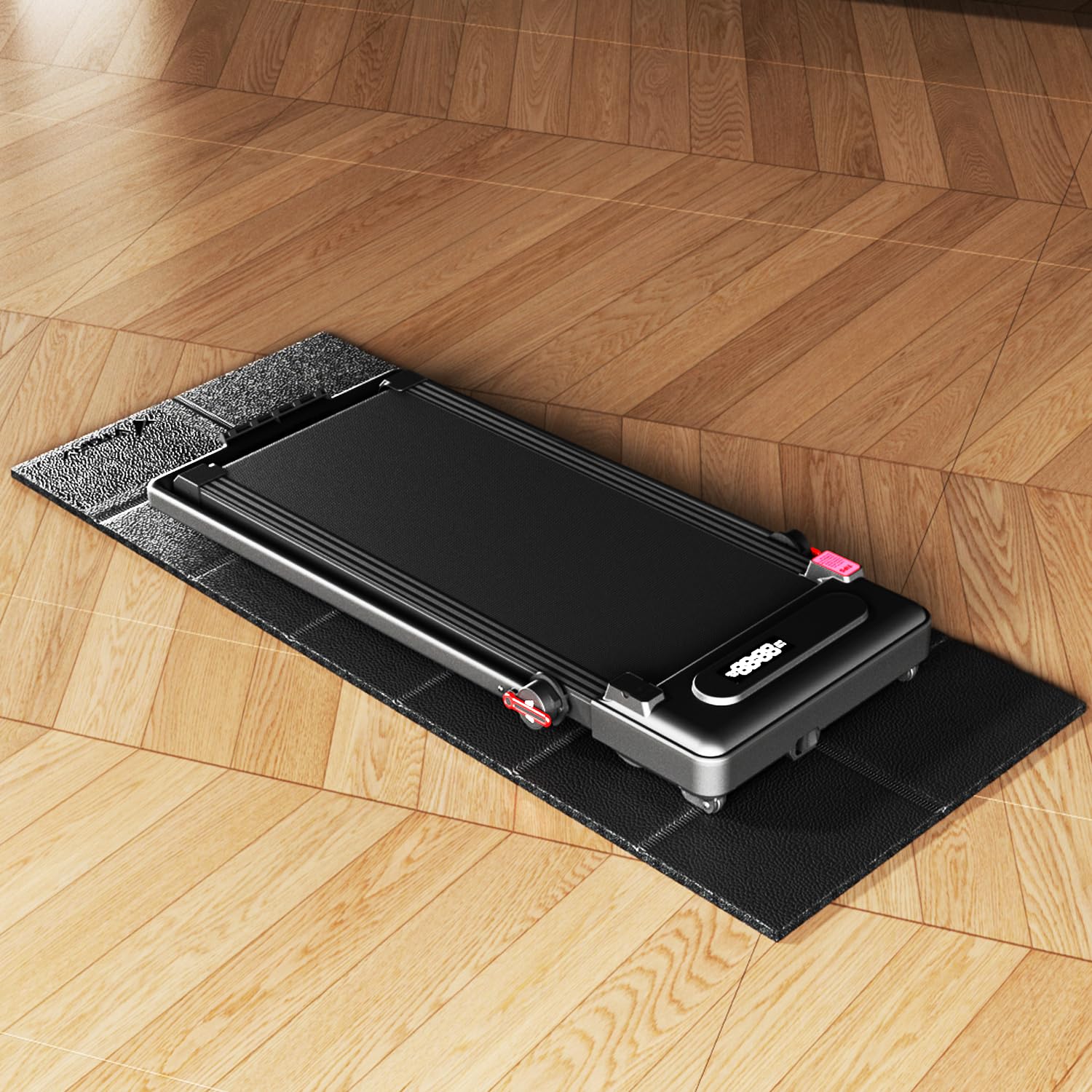 Foldable Treadmill Mat for Carpet Floor, Walking Pad Mat for Hardwood ...