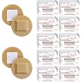 Amazon.com: Funtery 200 Pcs 1 Inch Adhesive Spot Bandage Round Fabric ...