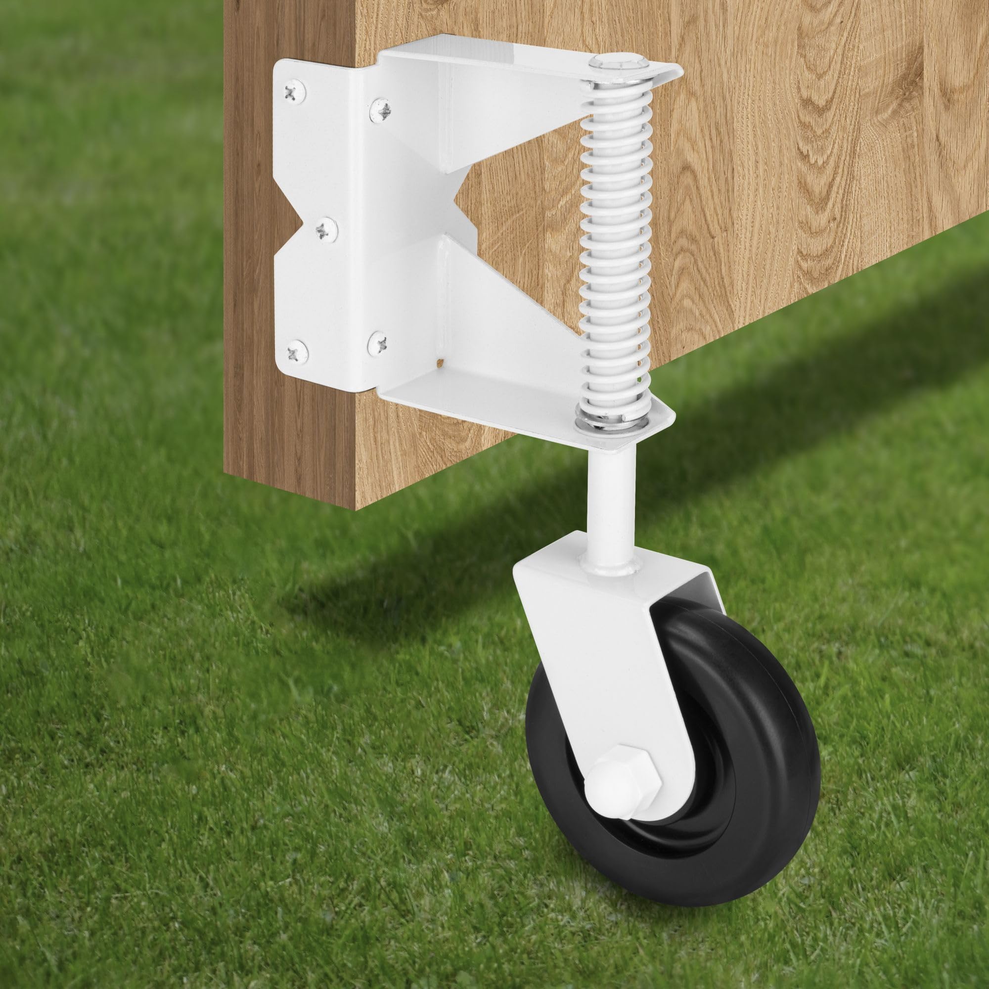 Mua 4.3" Heavy Duty Gate Caster Wheel with Spring Loaded for Wooden ...