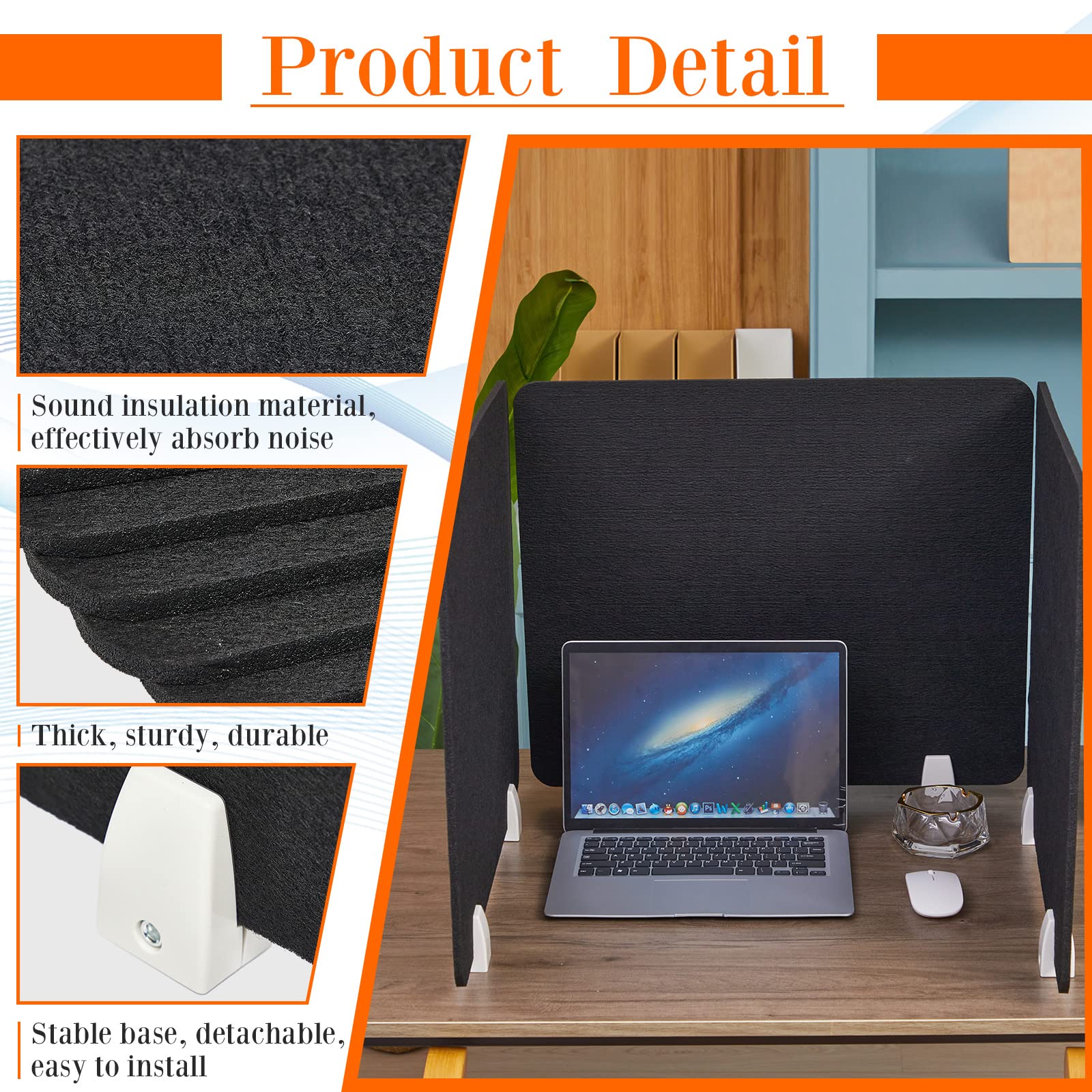 Mua 6 Packs Desk Divider Privacy Panel 20 x 24 Inch Acoustic ...