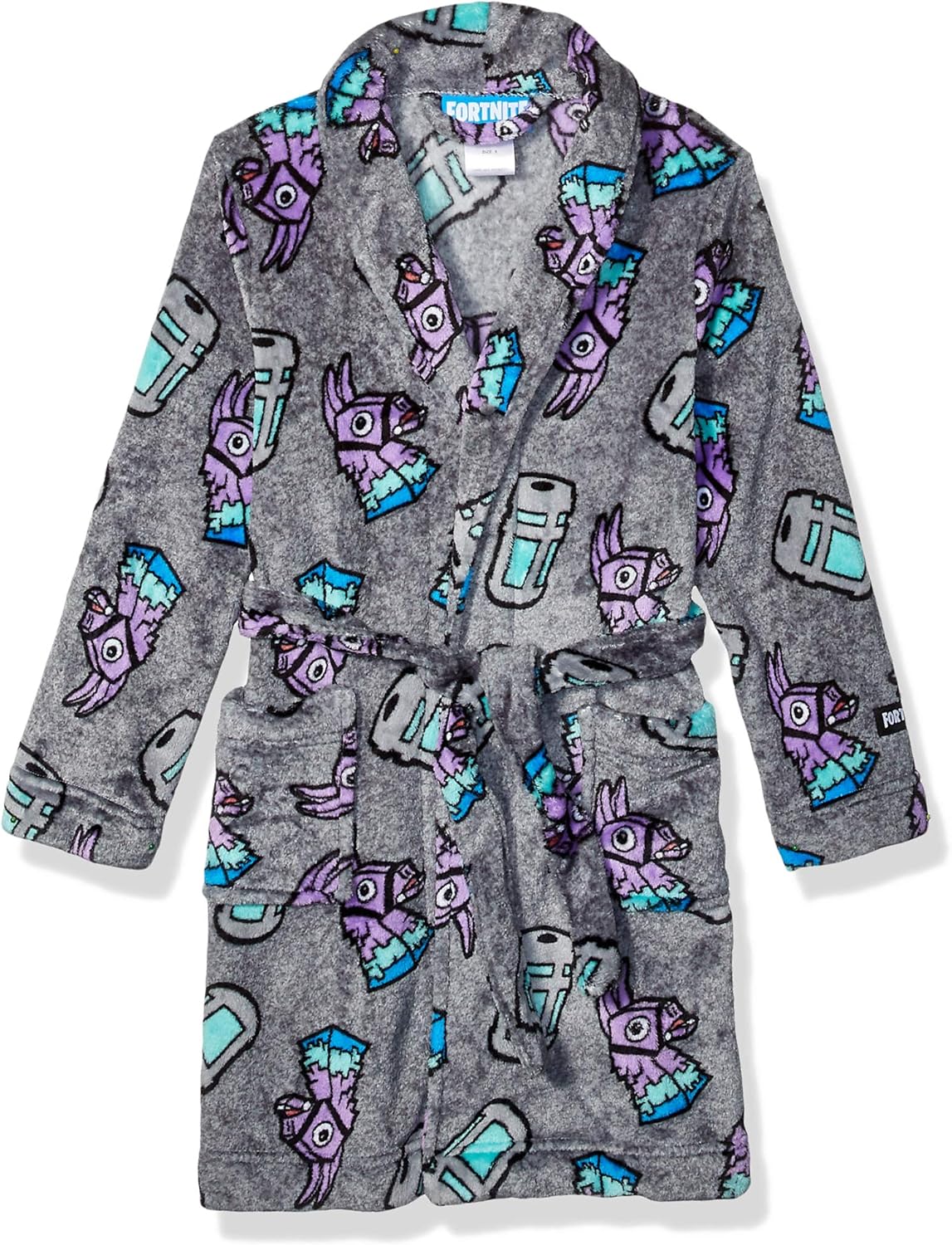 Fortnite Boys Luxe Plush Robe Bathrobe, Iconic, 16: Amazon.co.uk: Clothing