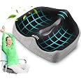Amazon.com: ROYI Memory Foam Seat/Chair Cushion for Relieves Back ...