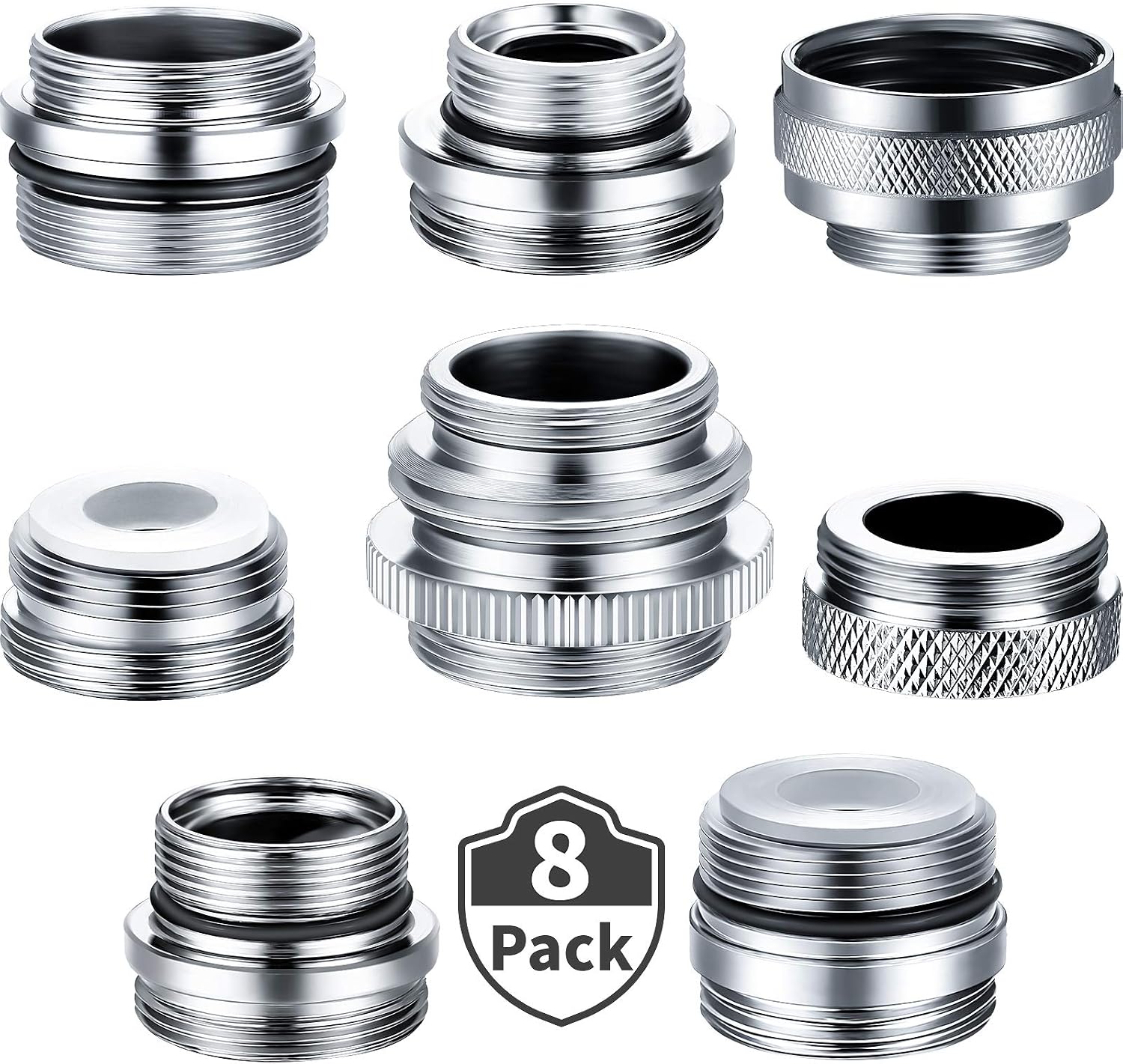 Faucet Adapter Kit Kitchen Sink Brass Aerator Adapter Solid Male Female