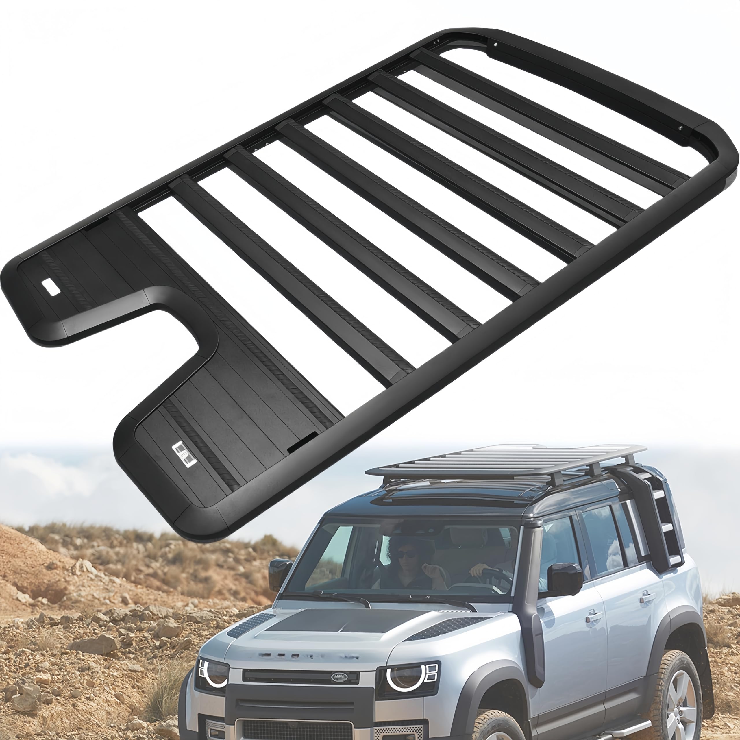 Ballmers Roof Rack Platform Rooftop Cargo System Carrier for LR ...