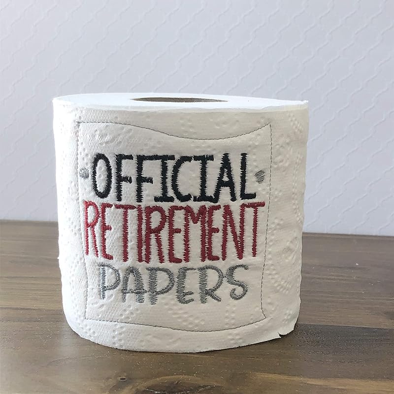 Amazon.com: Official Retirement Papers Funny Gag Gift Novelty ...