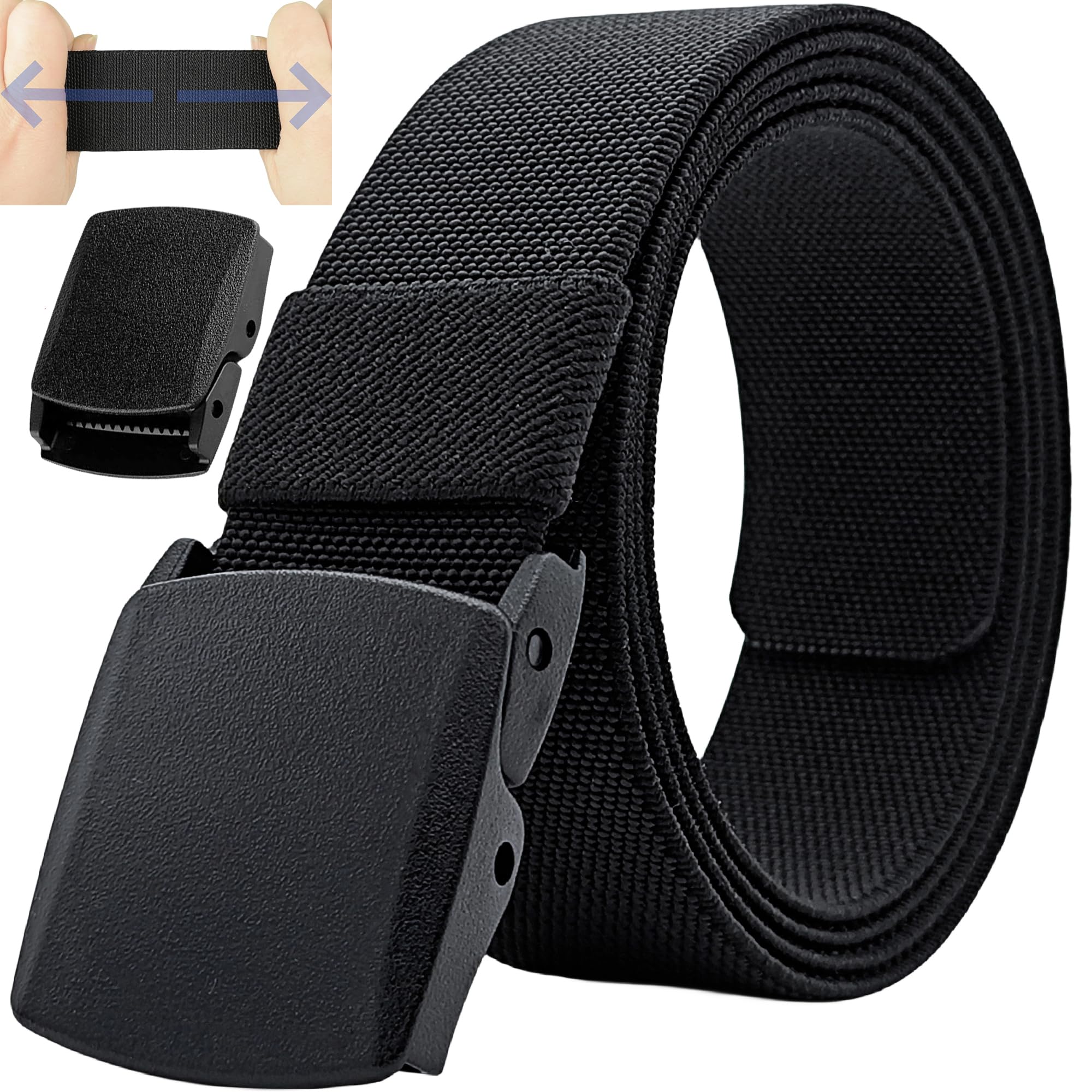 JIFANPAUL Men's Adjustable Tactical Belt, TSA Outdoor Military Nylon ...
