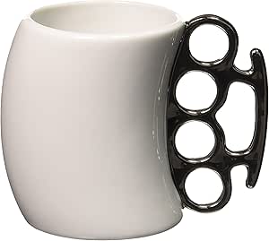 Amazon.com: Fred & Friends FISTICUP Ceramic Knuckleduster Mug, regular ...