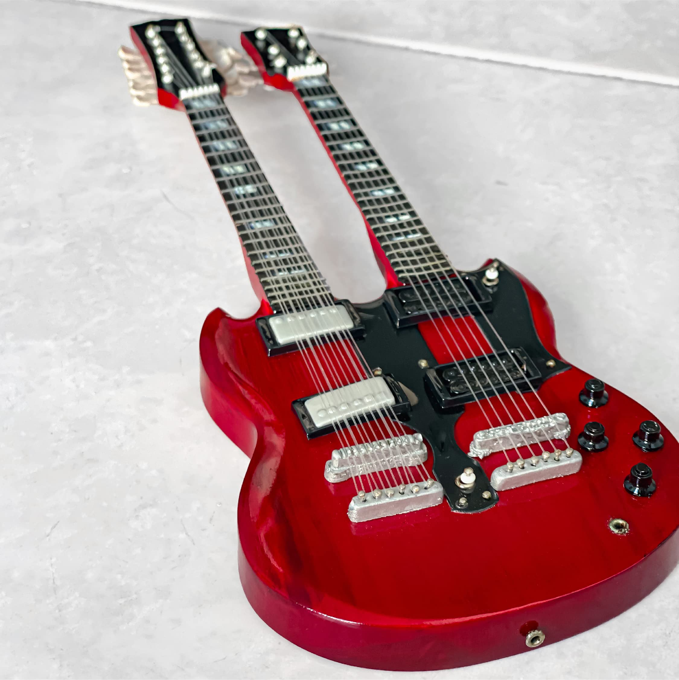 Mua Jimmy Page Miniature Replica Guitar, 1:4 Scale Miniature Double ...