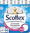 Scottex Megarollo Papel Higiénico, 48 Megarollos (equivale a 96 rollos ...