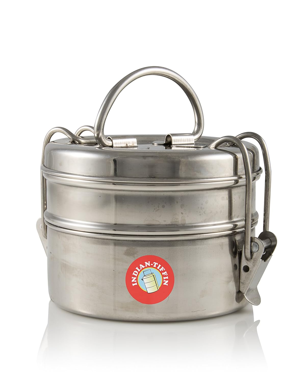 2 Tier Indian-Tiffin Box: Amazon.co.uk: Kitchen & Home