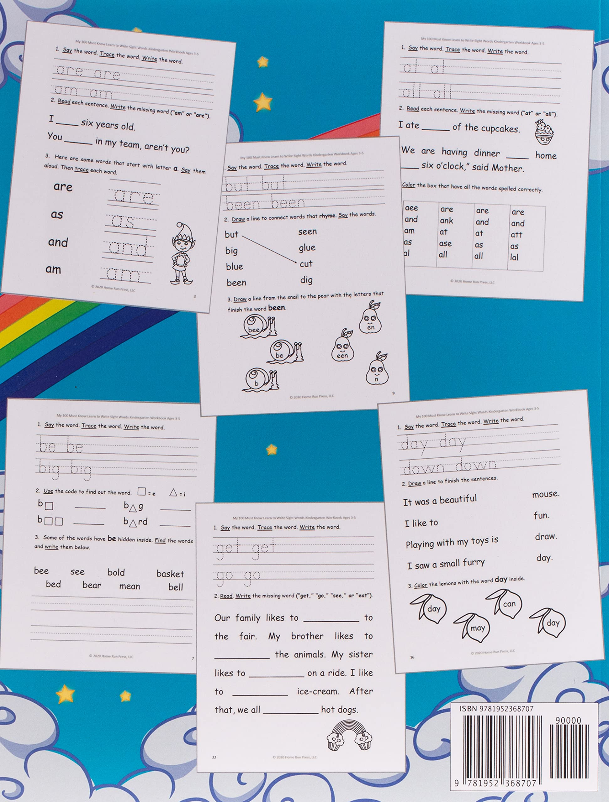 Mua My 100 Must Know Learn to Write Sight Words Kindergarten Workbook ...