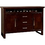 Amazon.com - ACME 60006 Vendome Hutch and Buffet China Cabinet, Cherry ...