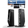Amazon.com: WAVLINK USB 3.0 and USB-C Universal Laptop Docking Station with 65W, Dual Monitor ...