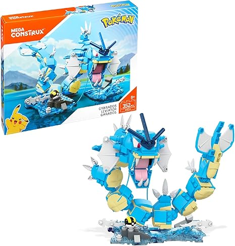 Mega Construx Pokemon Gyarados, Building Sets - Amazon Canada