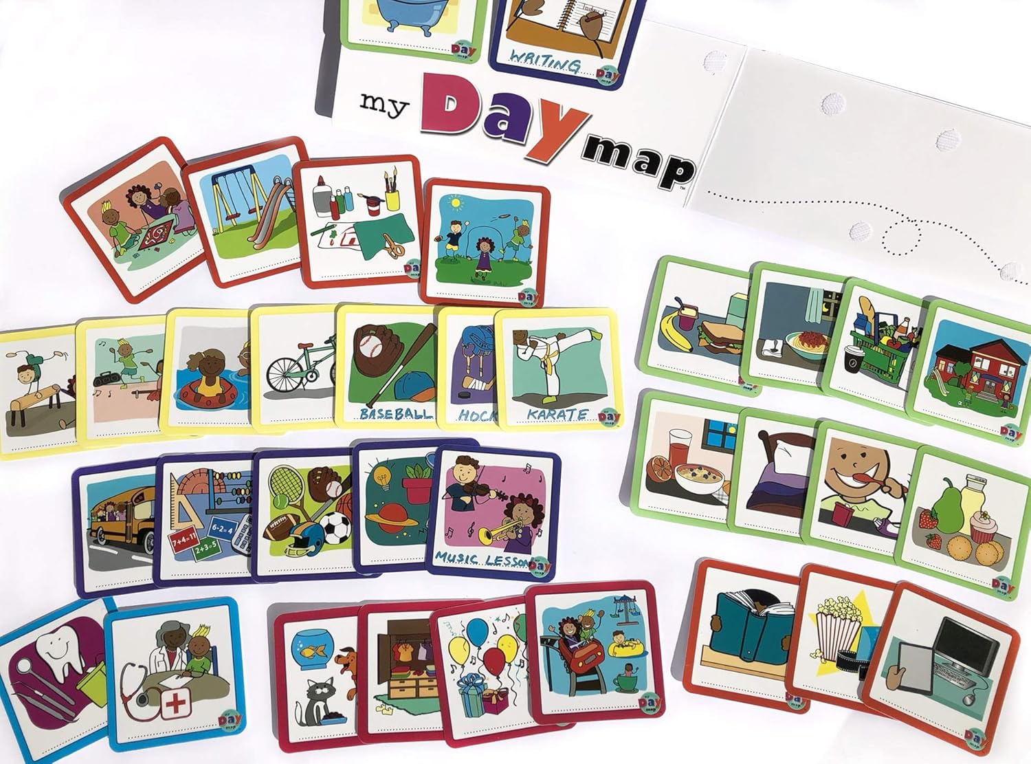 My Day Map – 41 piece Children’s Visual Daily Planner – BigaMart