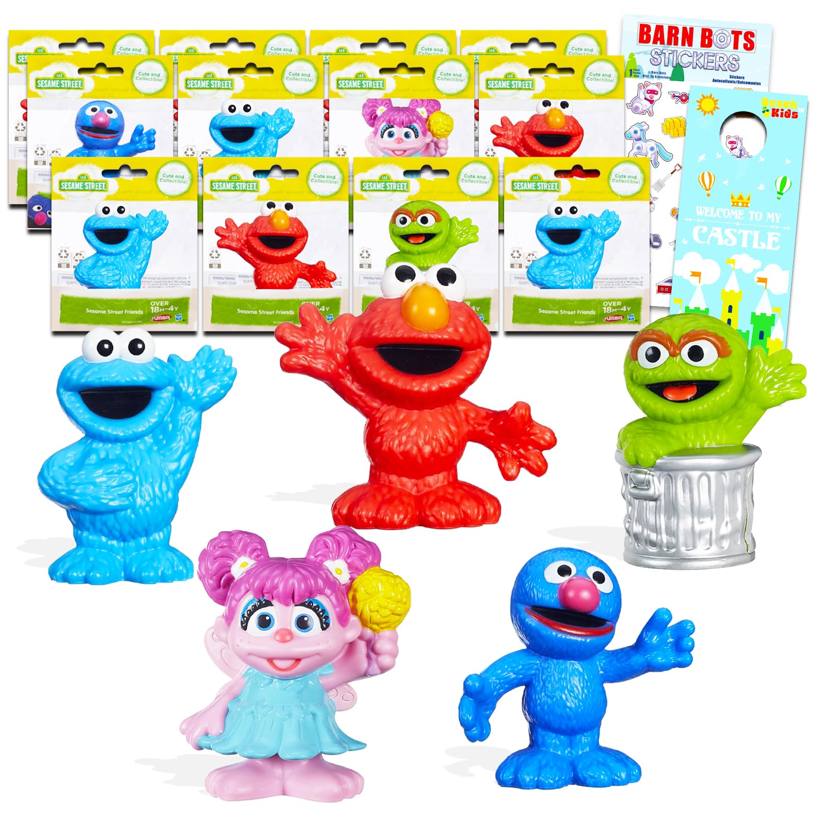 Sesame Street Figures Play Set - Bundle with 12 Sesame Street ...