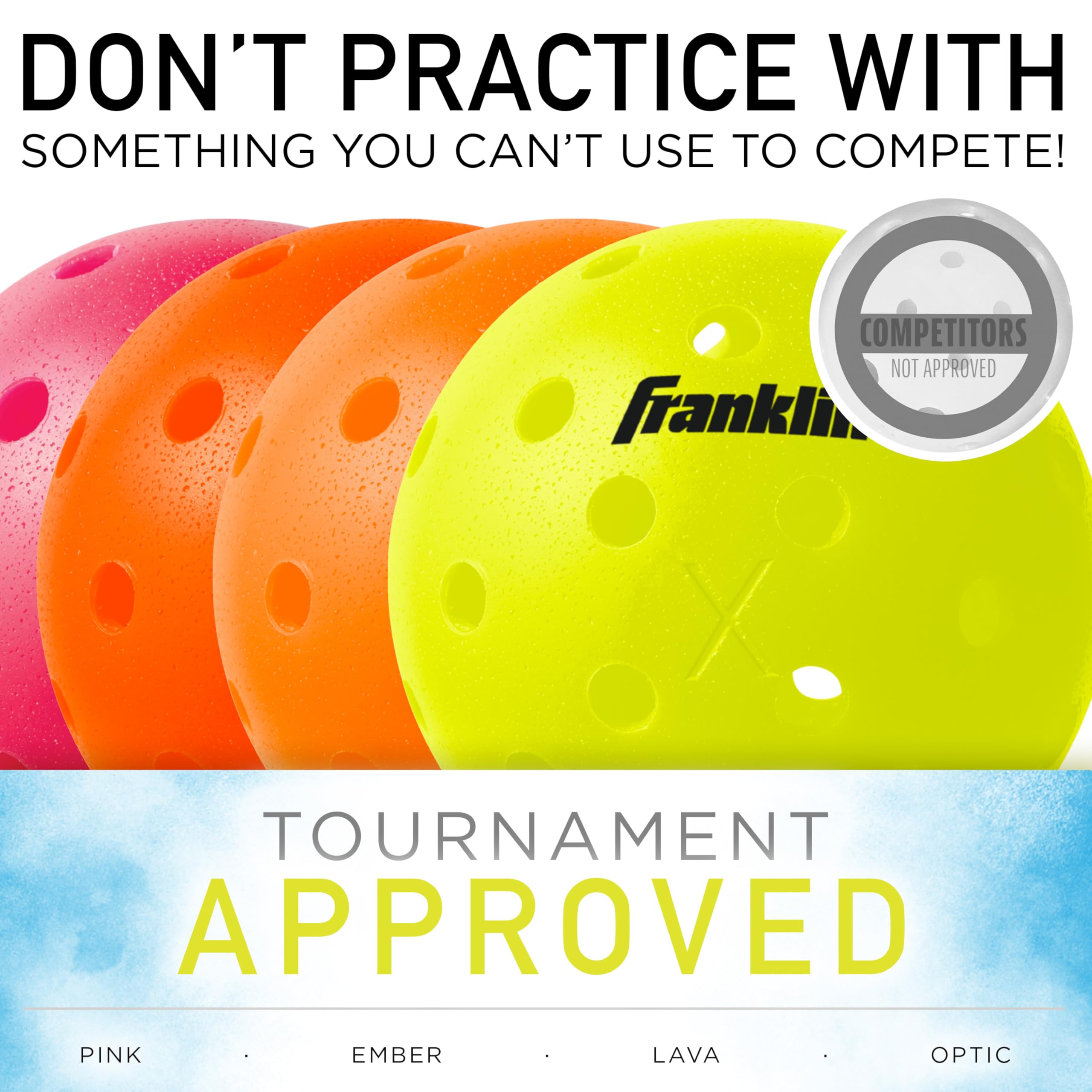Mua Franklin Sports X-40 Outdoor Pickleballs - Official Ball of USA ...