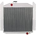 Amazon.com: PUNDIMO 4 Row Aluminum Radiator Fit for Studebaker Truck ...