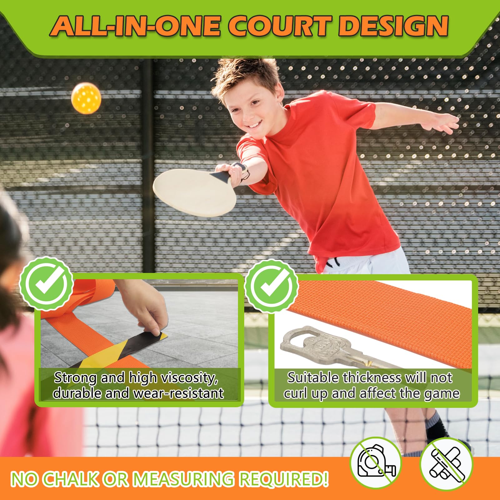 Mua TRINKA Pickleball Court Marking Kit, Temporary Pickleball Court ...