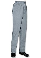 Amazon.com: Newchef Fashion Black& White Woven Checkered Chef Pant ...