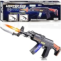 Amazon.com: ArtCreativity Special Forces Toy Machine Gun with LEDs ...