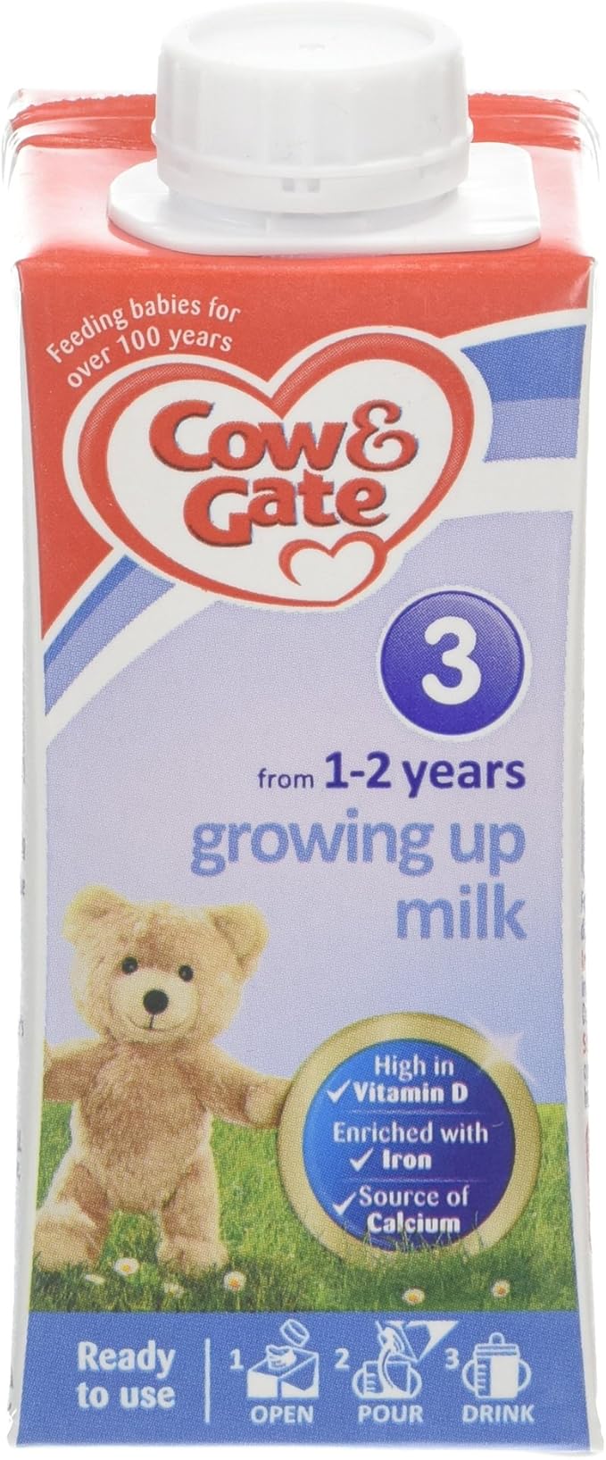 Cow & Gate 3 Growing Up Milk 1-2 Years, 200ml: Amazon.co.uk: Grocery
